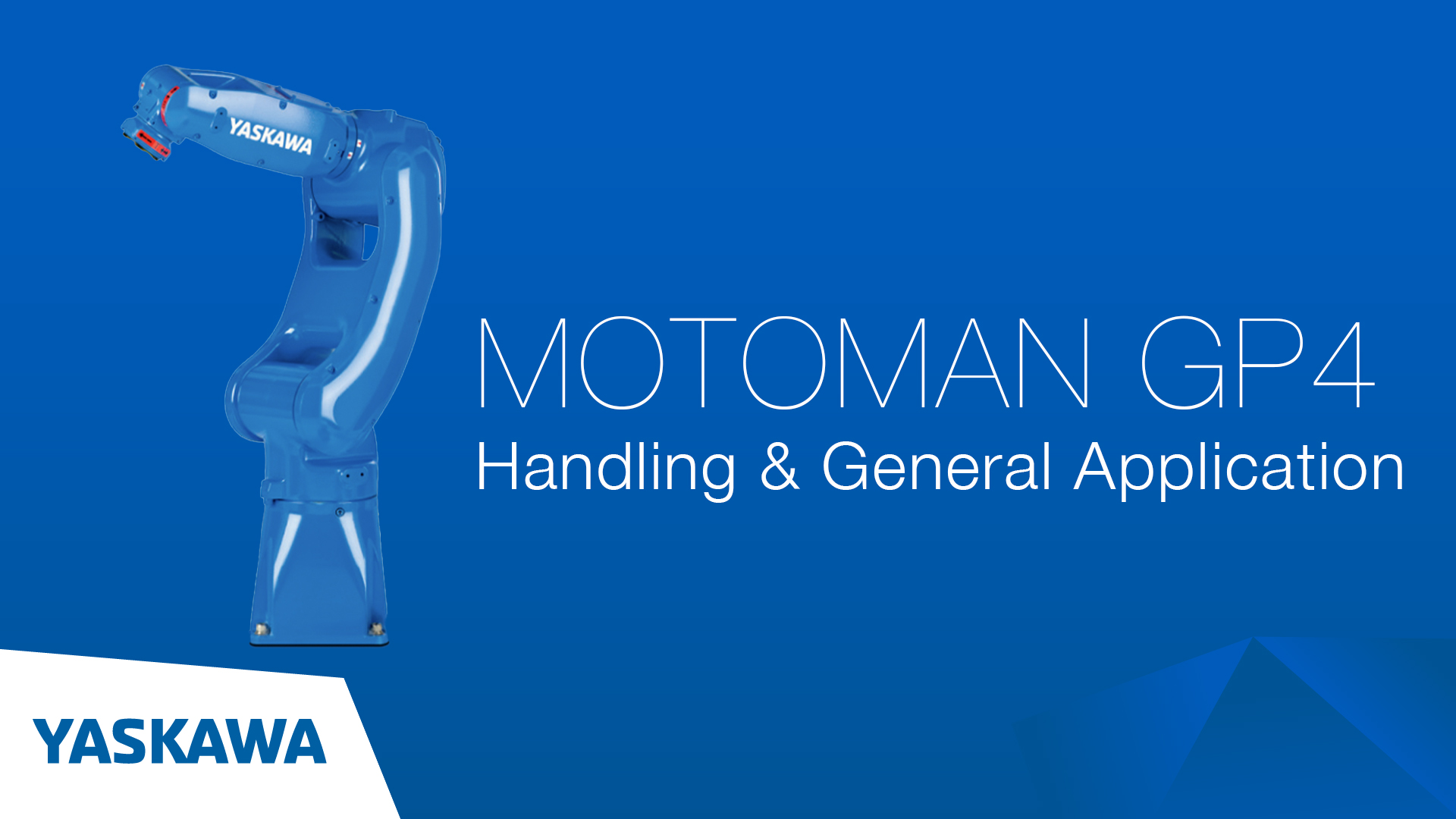 Compact Power That Works for You: The MOTOMAN GP4