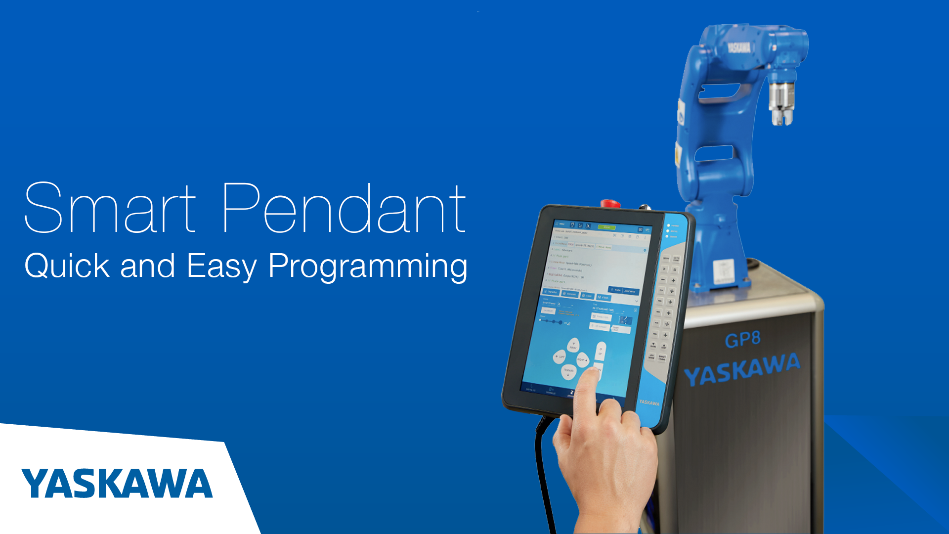 Simplify Robot Setups with Yaskawa’s Smart Pendant